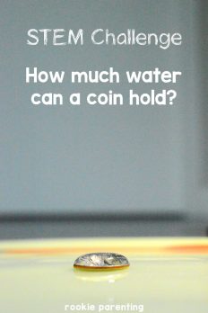 How Many Drops Of Water Can Fit On A Penny Surface Tension Experiment